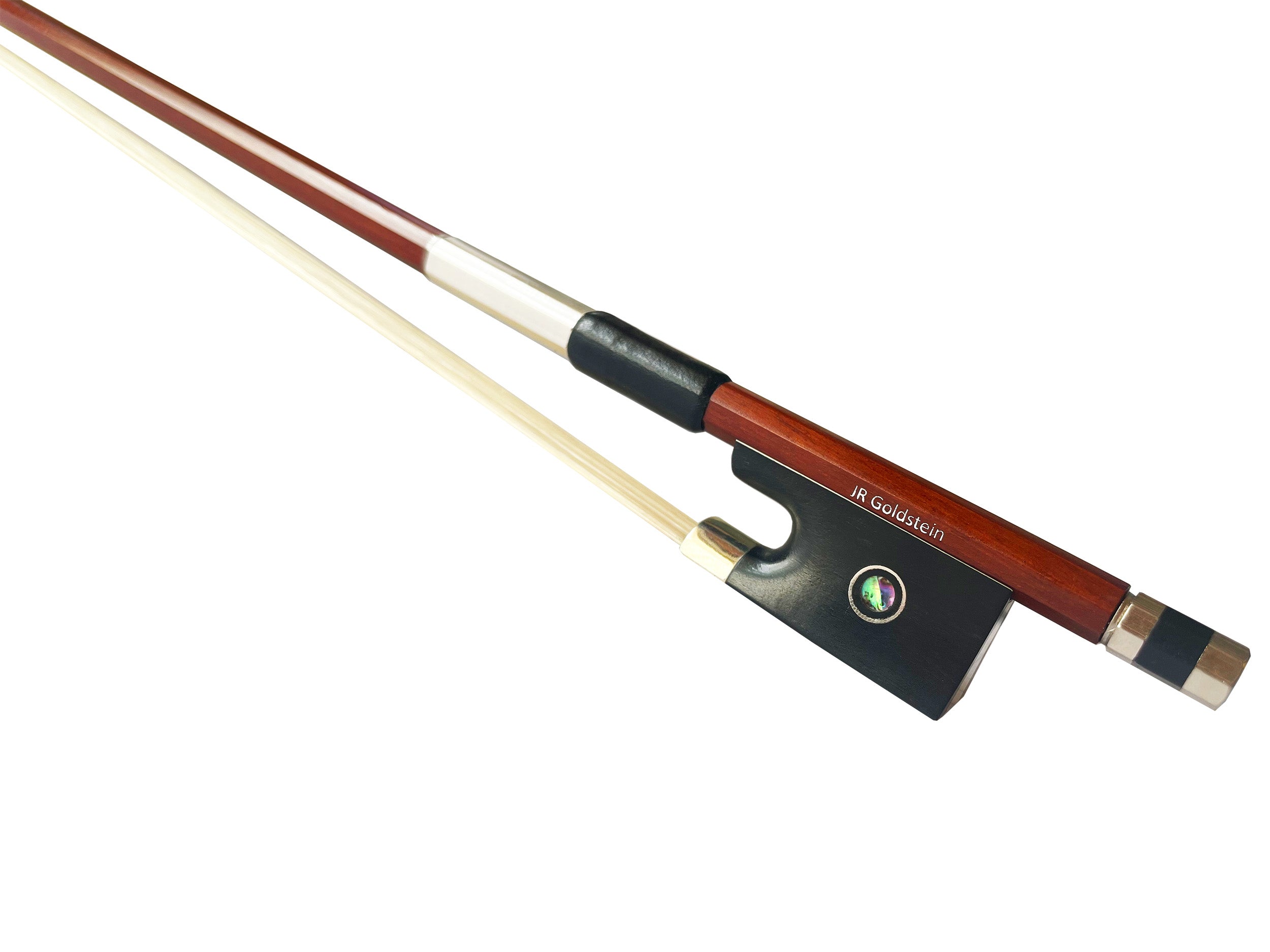 Violinbogen Brasilholz 1/8–4/4 – Ebenholzfrosch, Pariser Auge ...